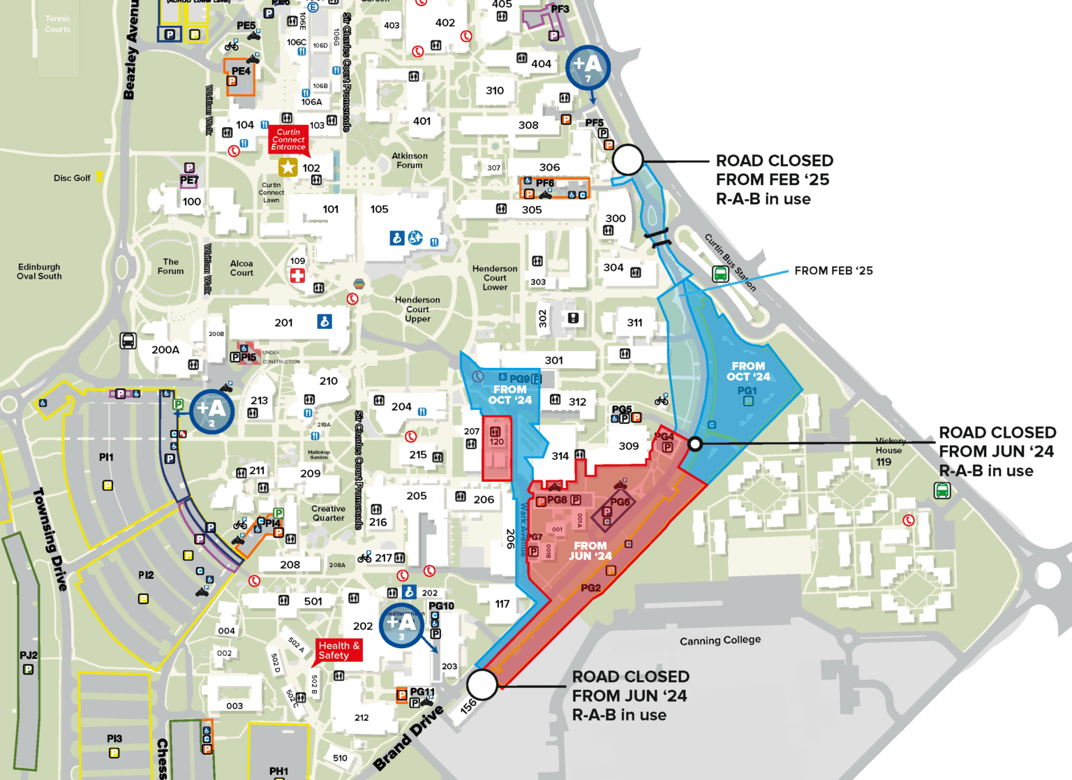 Bentley campus parking: updates and FAQs | Curtin Properties